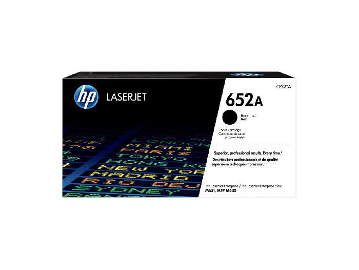 HP 652A Black Original LaserJet Toner Cartridge - (CF320A) - Shop HP ...