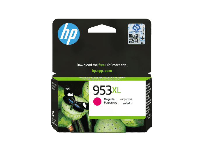 HP 953XL High Yield Magenta Original Ink Cartridge - (F6U17AE#BGX ...